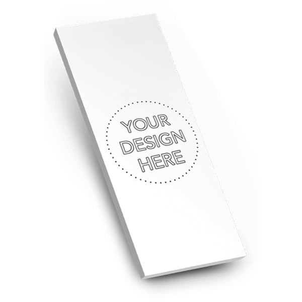 3x8 25-Sheet Scratch Pad - 100% Recycled Paper - Custom Branded