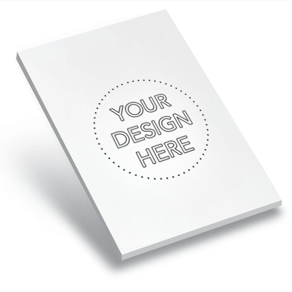 5x7 25-Sheet Scratch Pad - 100% Recycled Paper - Custom Branded