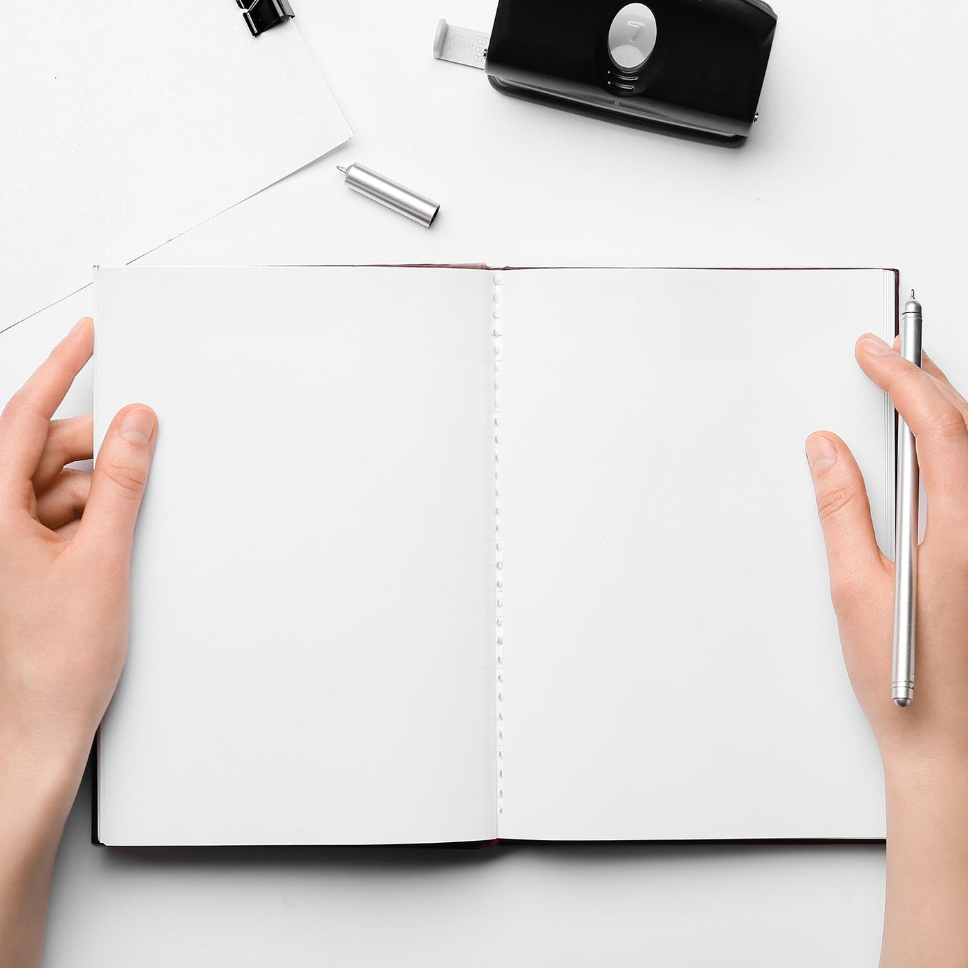 5x7 Notebook with Full-Color Cover - Recycled Materials - Made in USA