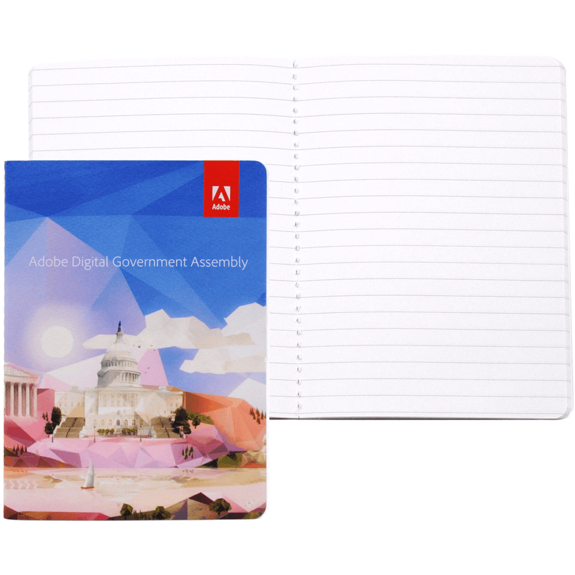 5x7 Notebook with Full-Color Cover - Recycled Materials - Made in USA