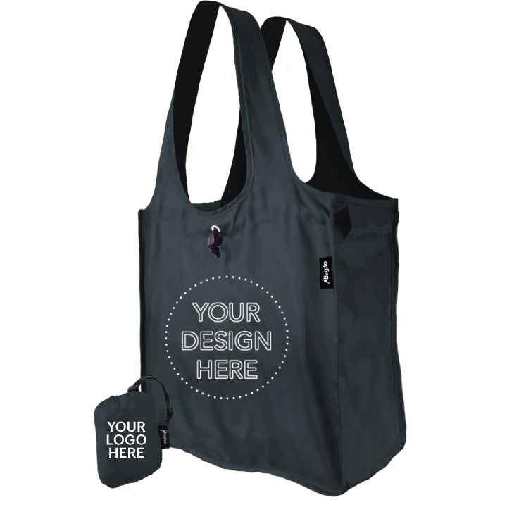 Bagito Grande 100% Recycled Poly Shopping Bag- Custom Branding