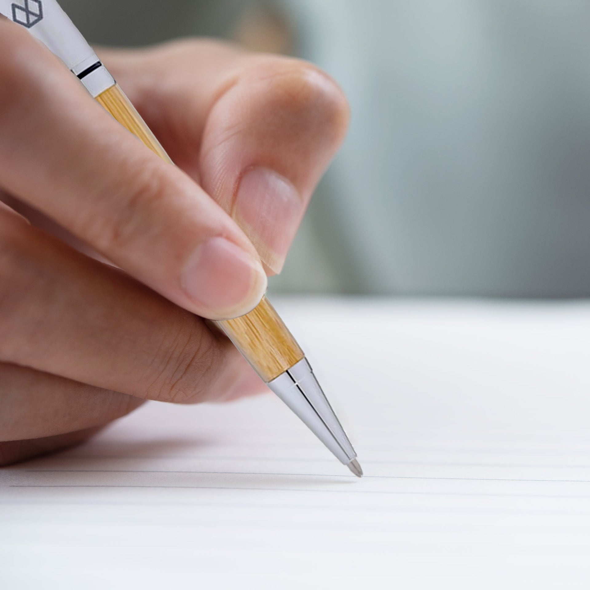 Terra Bamboo Twist-Style Pen- Custom Branded