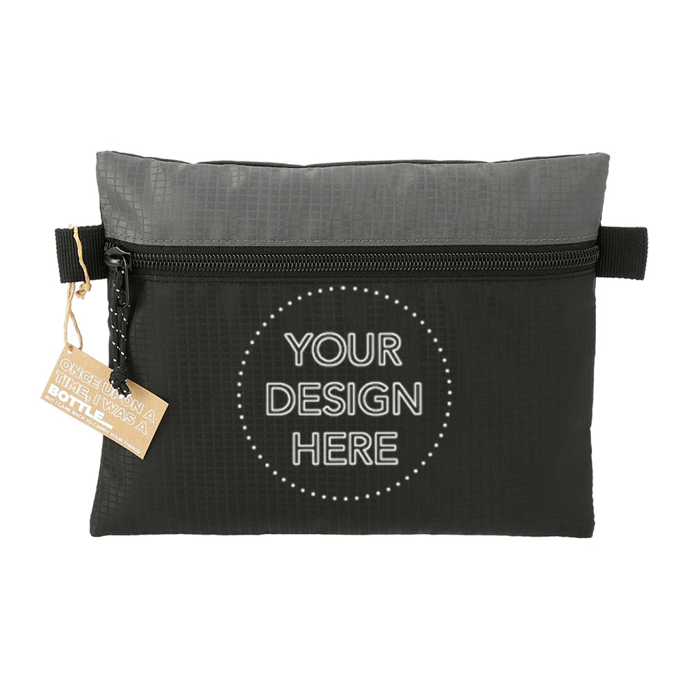 Trailhead Recycled Zip Pouch- Custom Branded