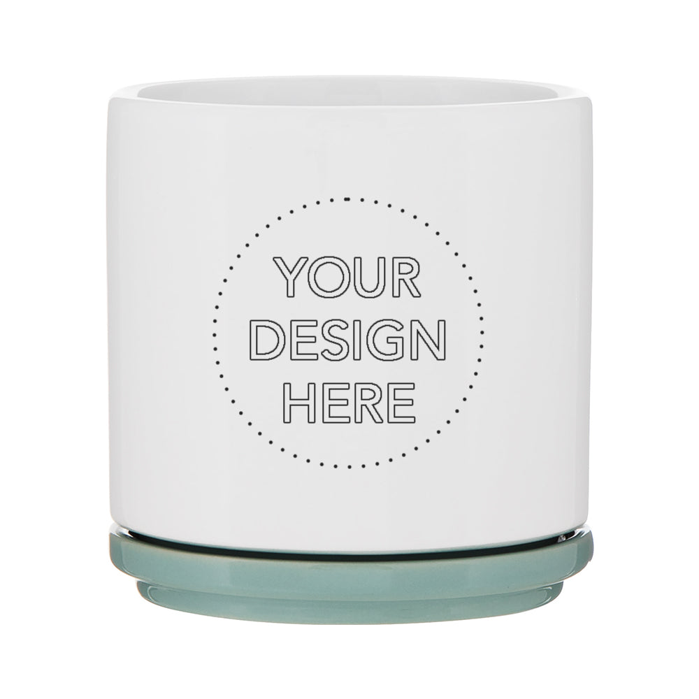 22 oz Blume Ceramic Planter- Custom Branded
