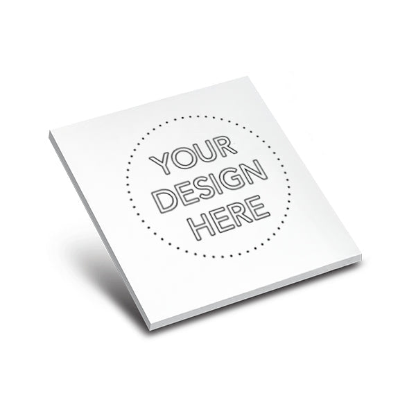 3x3 Customized Sticky Notepads | 100% Recycled Paper - Custom Branded