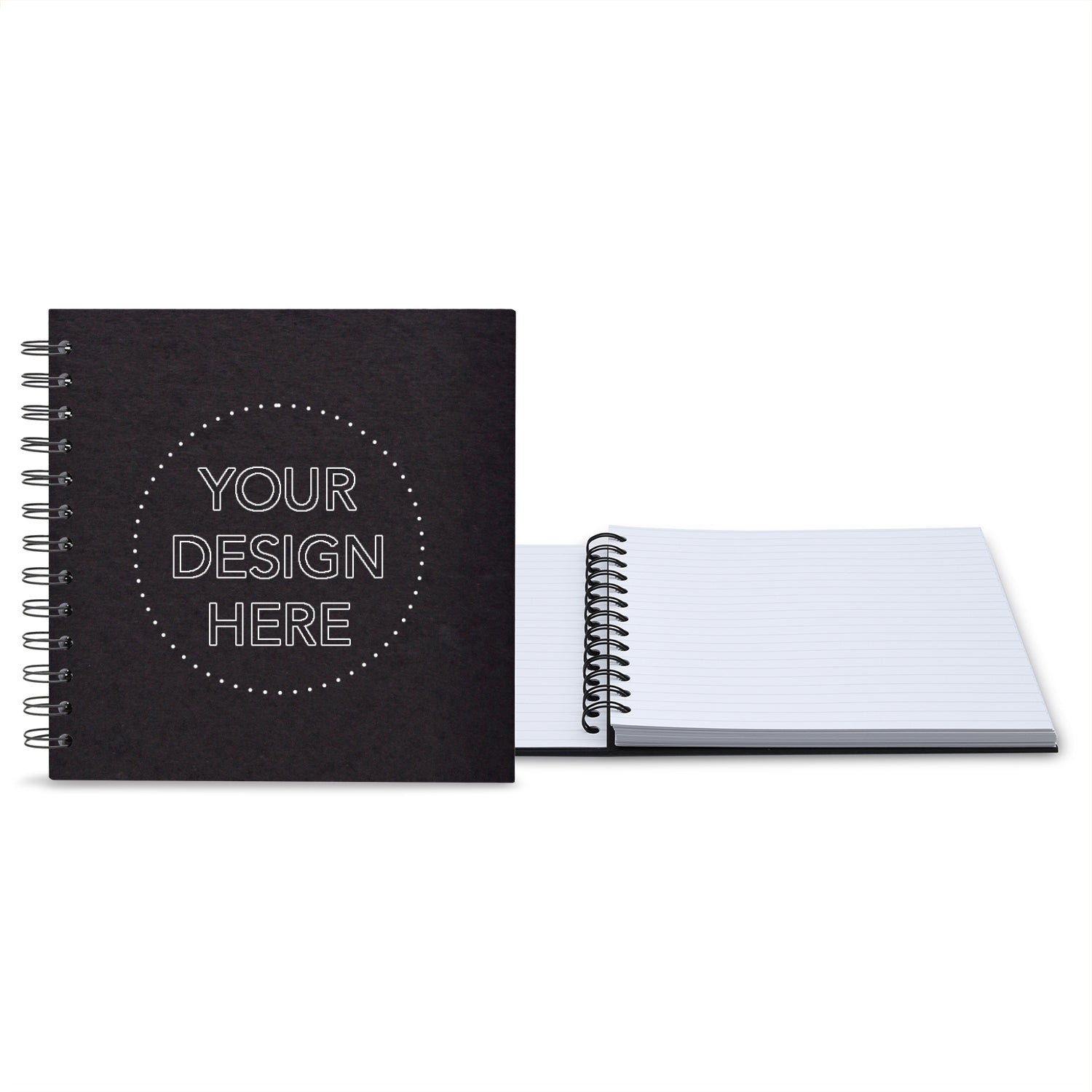 7x7 Classic Spiral Recycled Notebook - USA Made - Custom Branded
