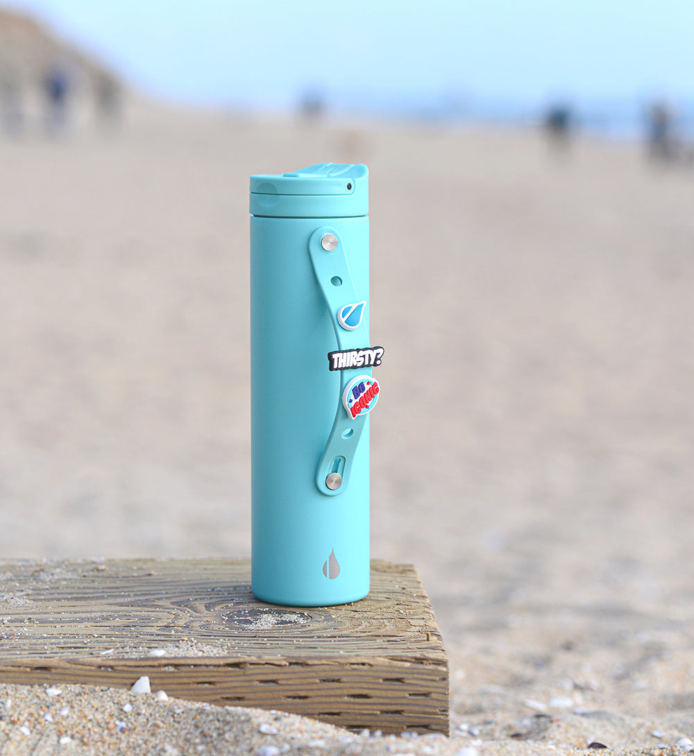 Elemental® 20 oz Stainless Steel Charm Bottle - Custom Branded