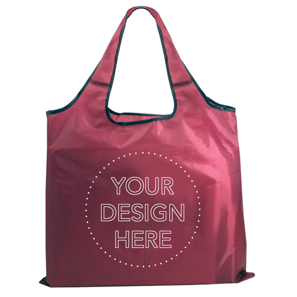Recycled Poly rPET Tote Bag with Pouch - Custom Printed